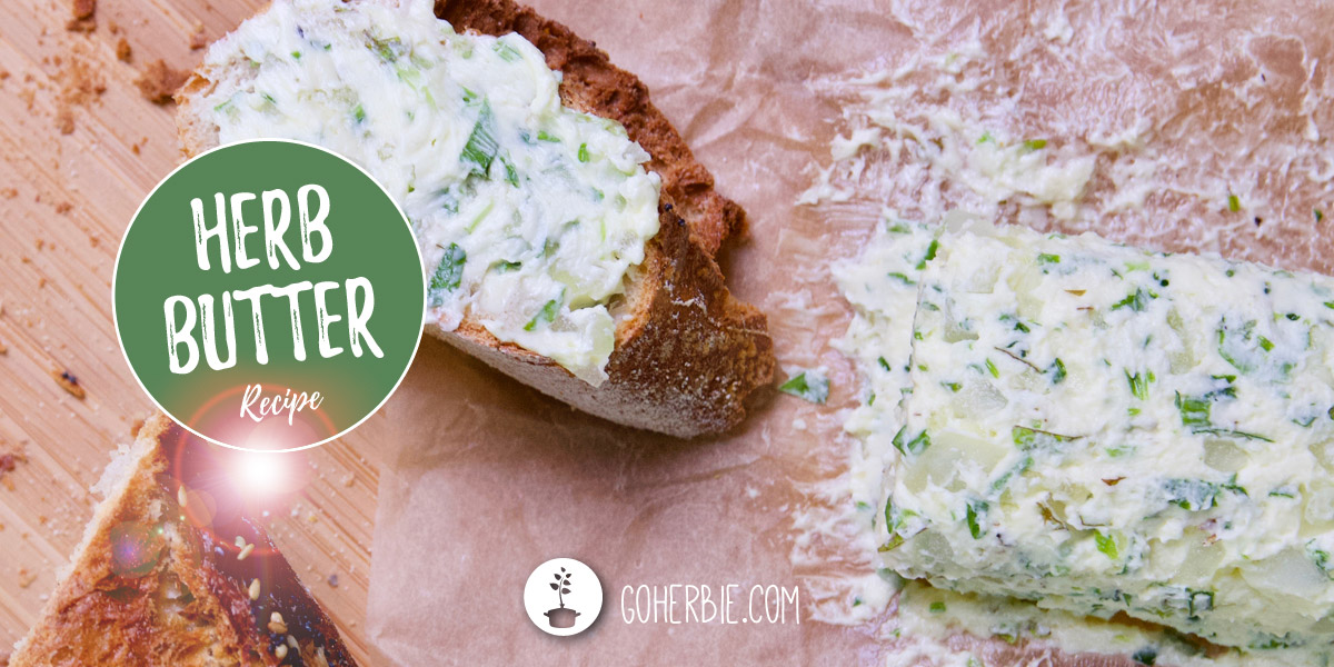 How to make garlic herb butter – vegan recipe - Goherbie